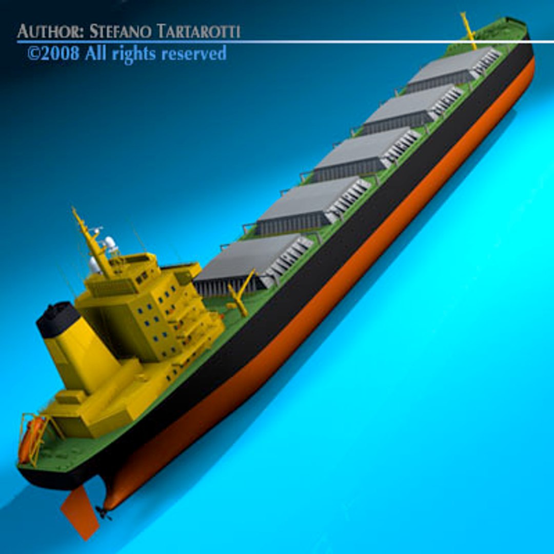 Cargo Ship 3d Model