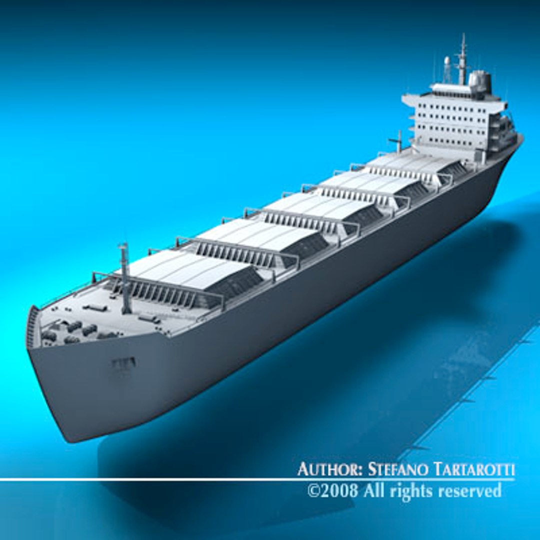 Cargo Ship 3d Model