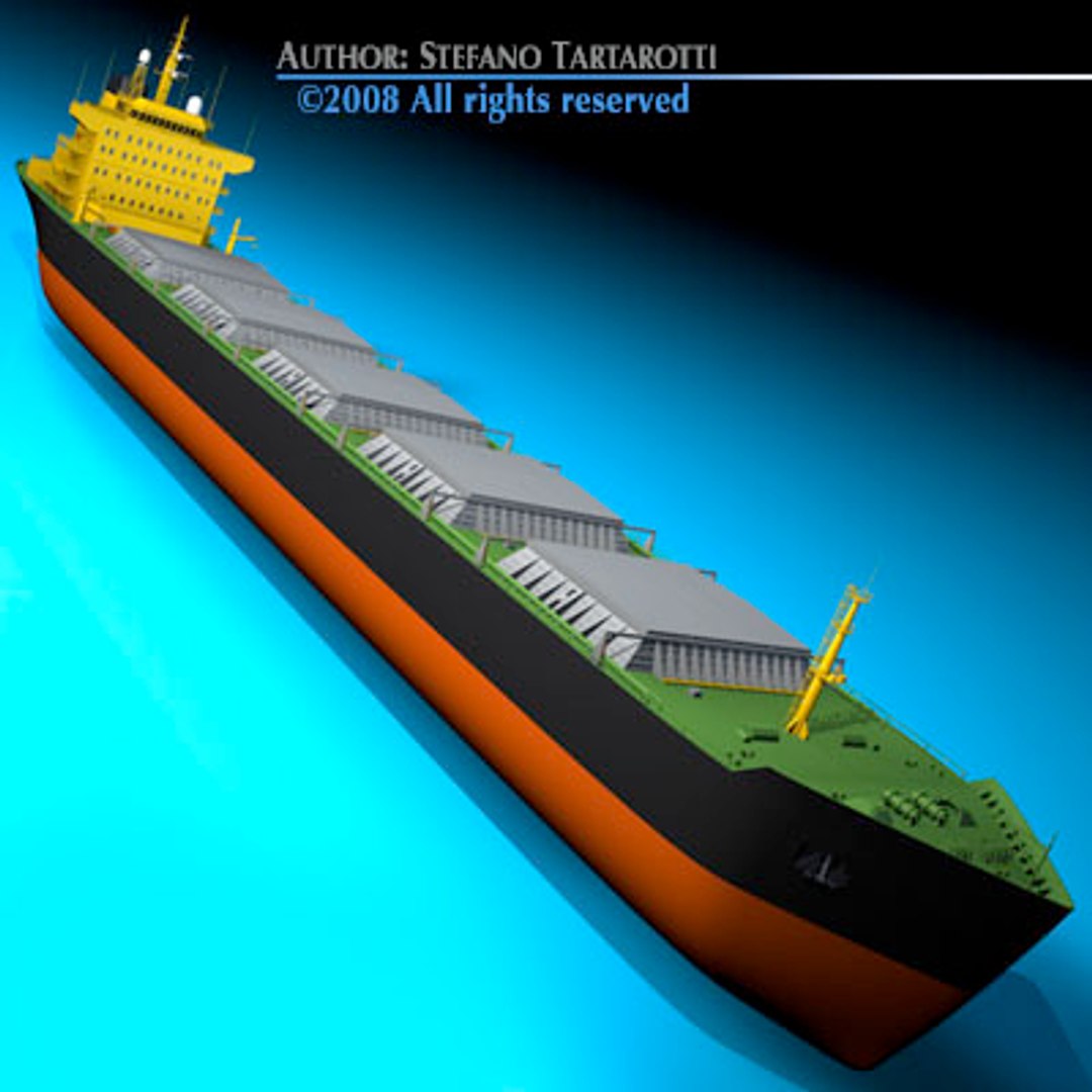 Cargo Ship 3d Model