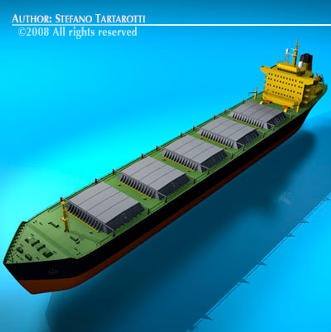 Cargo Ship 3d Model