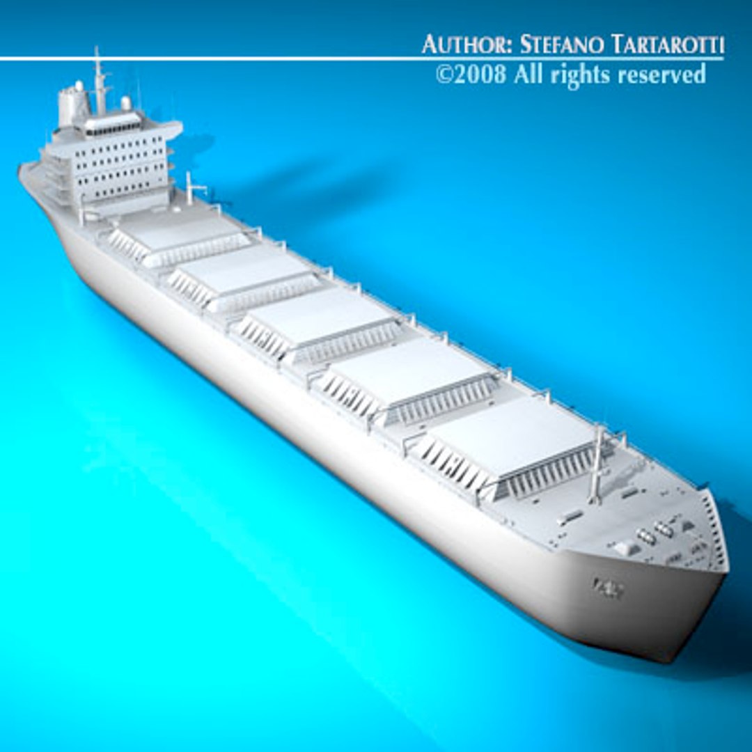 Cargo Ship 3d Model