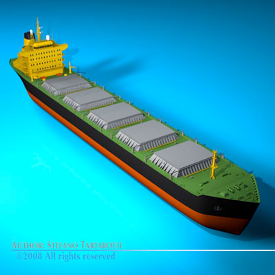 Cargo Ship 3d Model