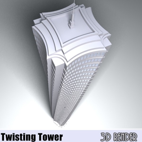 3d definition twisting tower model