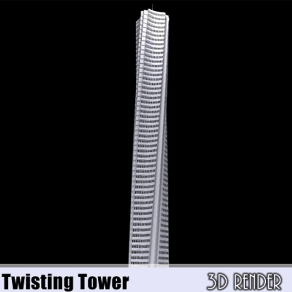 3d definition twisting tower model