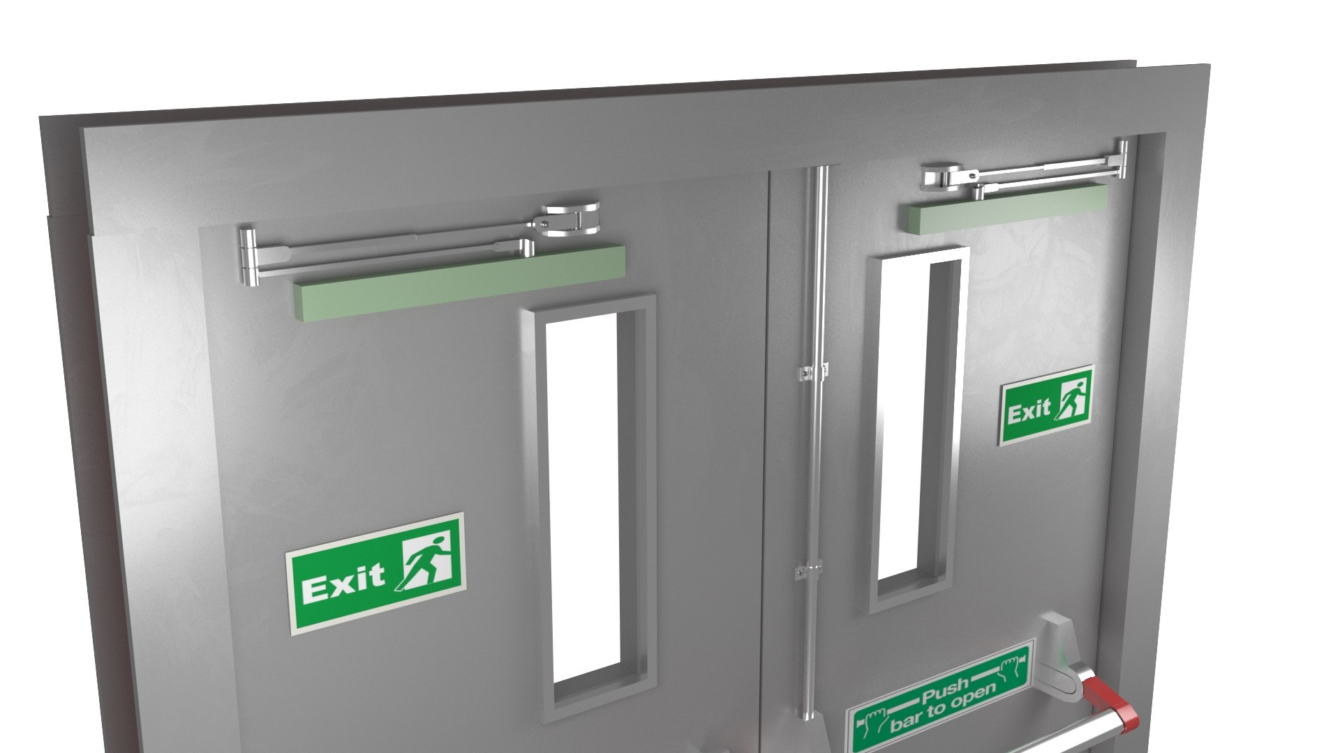 Exit Door 3D Model - TurboSquid 1561278
