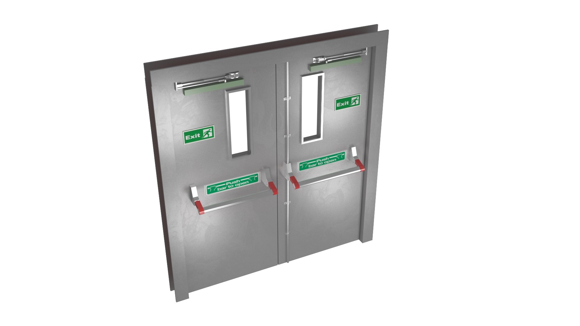 Exit Door 3D Model - TurboSquid 1561278