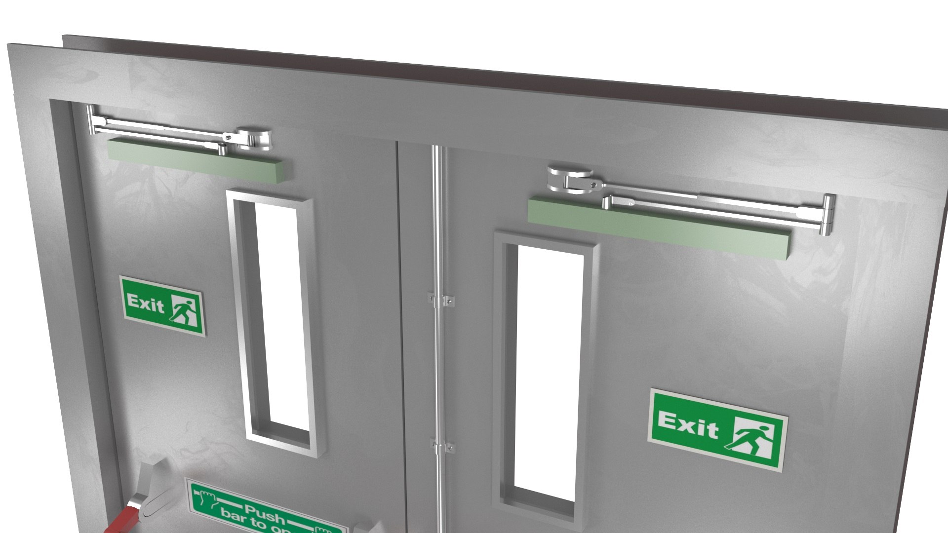 Exit Door 3D Model - TurboSquid 1561278