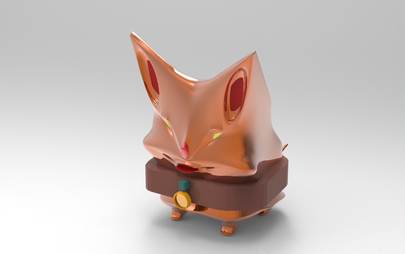 Scary Deity Cat 3D Model - TurboSquid 1839445