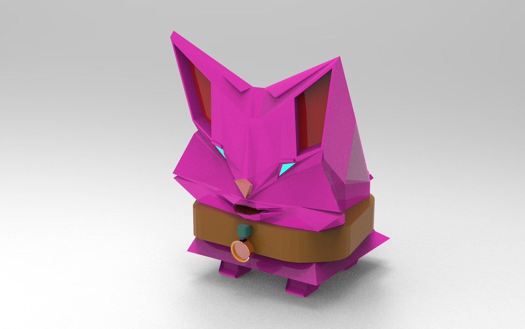 Scary Deity Cat 3D Model - TurboSquid 1839445