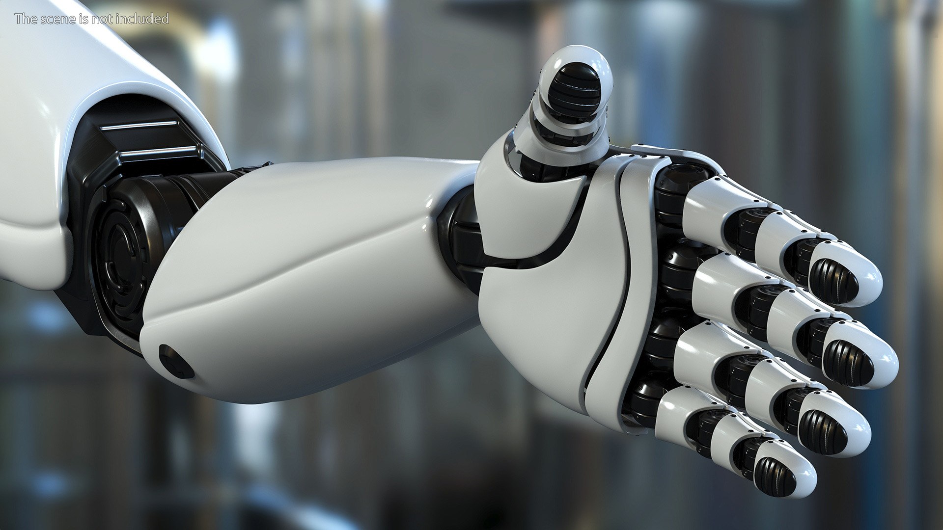 Sci Fi Robot Arm Rigged For Maya 3D Model - TurboSquid 2222375