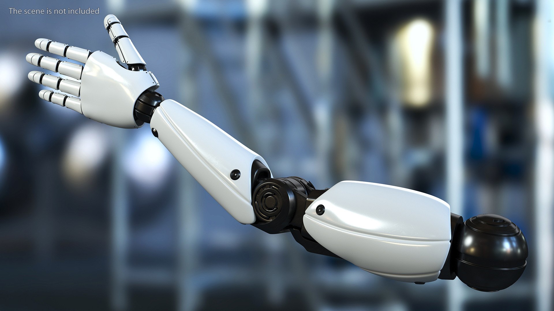 Sci Fi Robot Arm Rigged For Maya 3D Model - TurboSquid 2222375