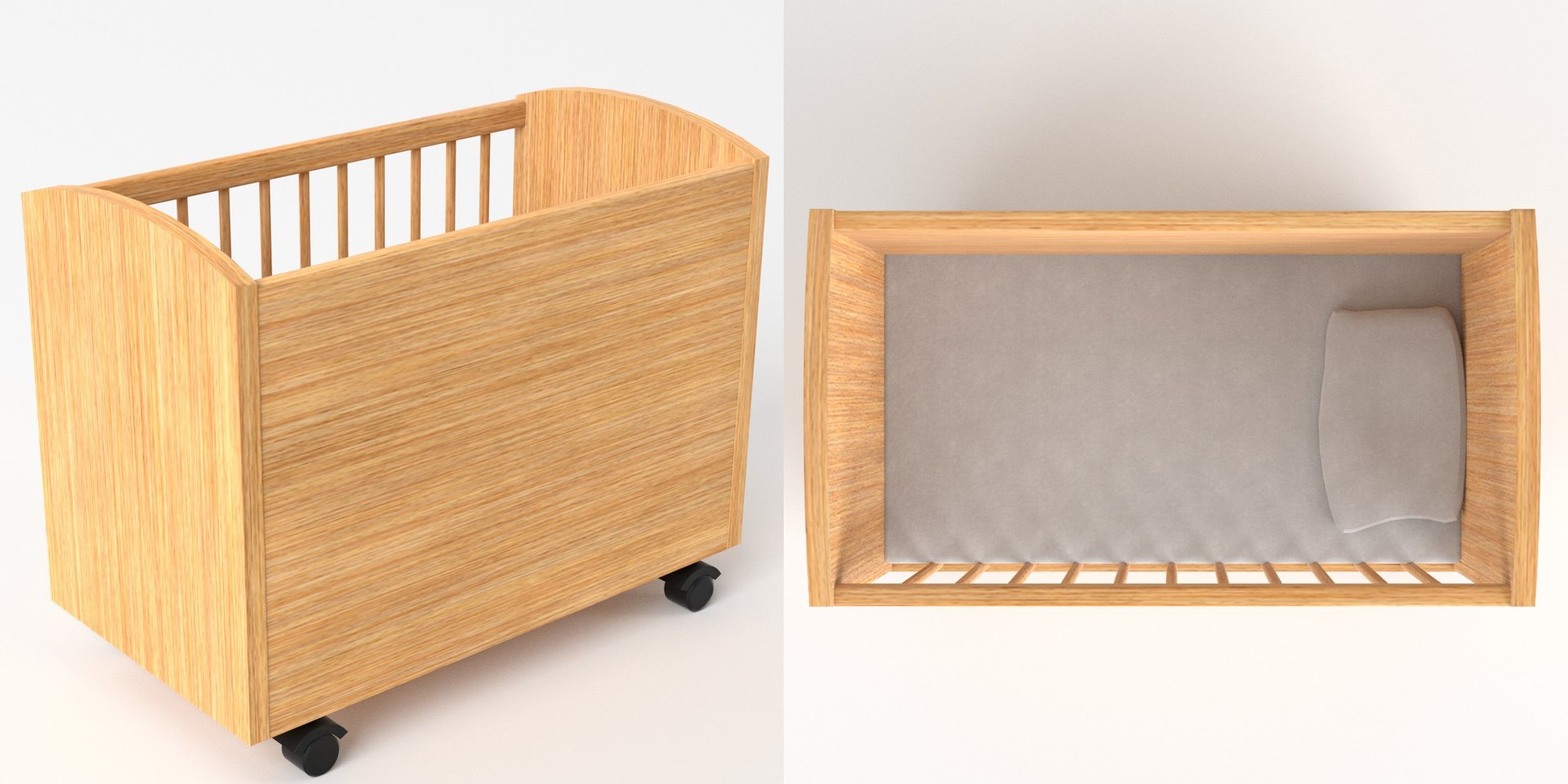 cradle 3d model