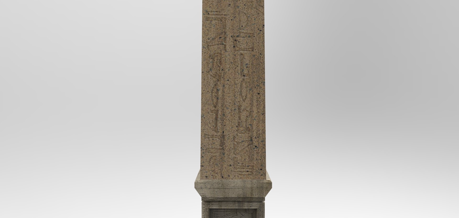 3d obelisk asset tiberlab model