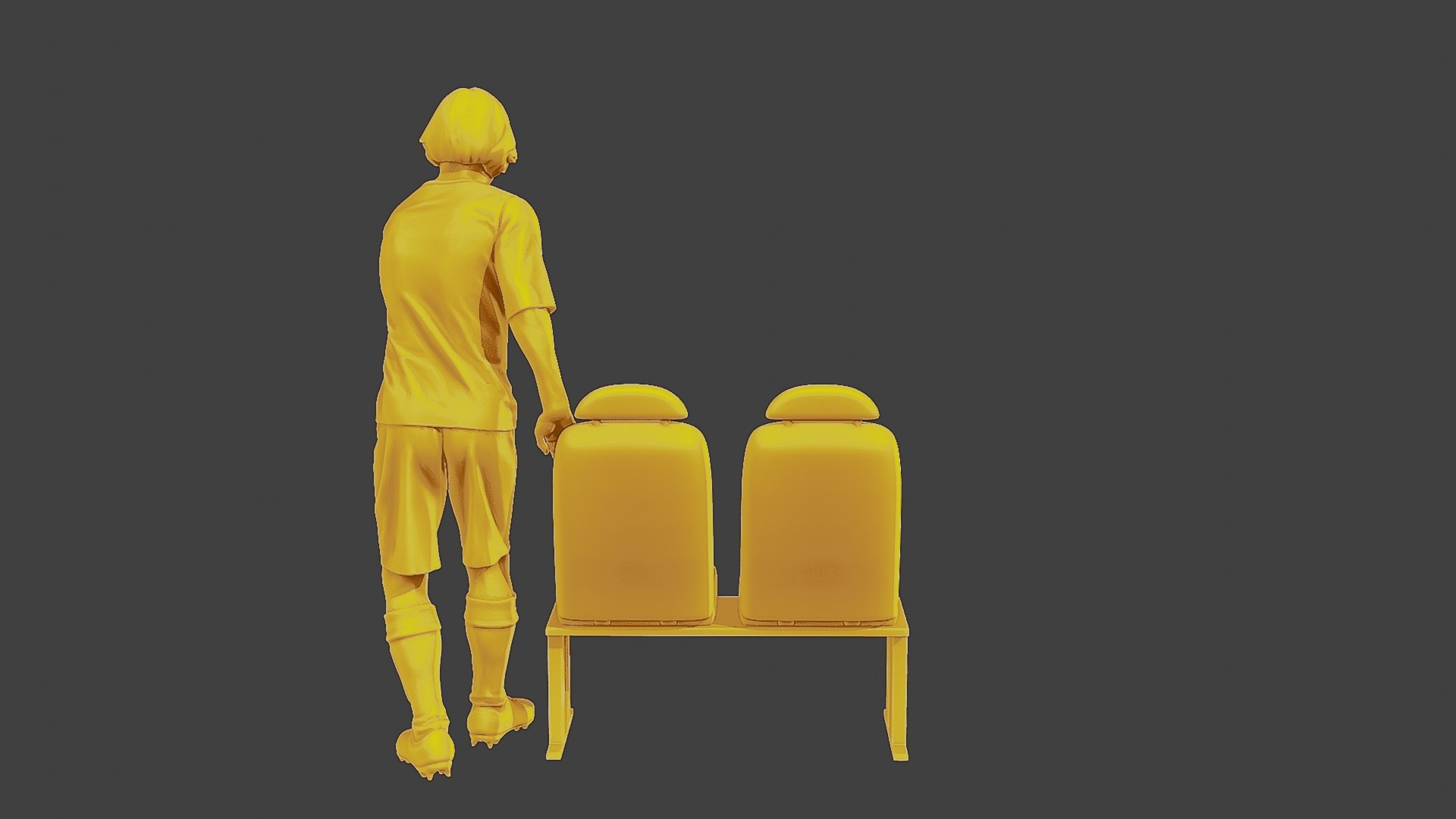 3D Soccer Player SP 015 Model - TurboSquid 2002481