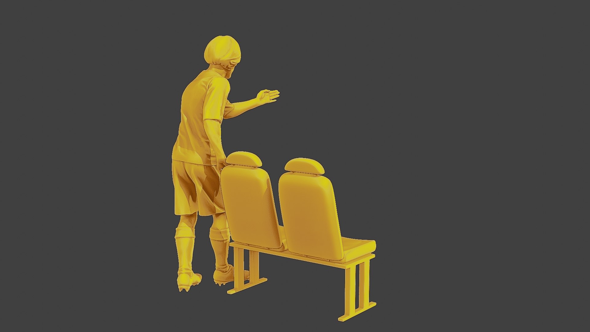 3D Soccer Player SP 015 Model - TurboSquid 2002481
