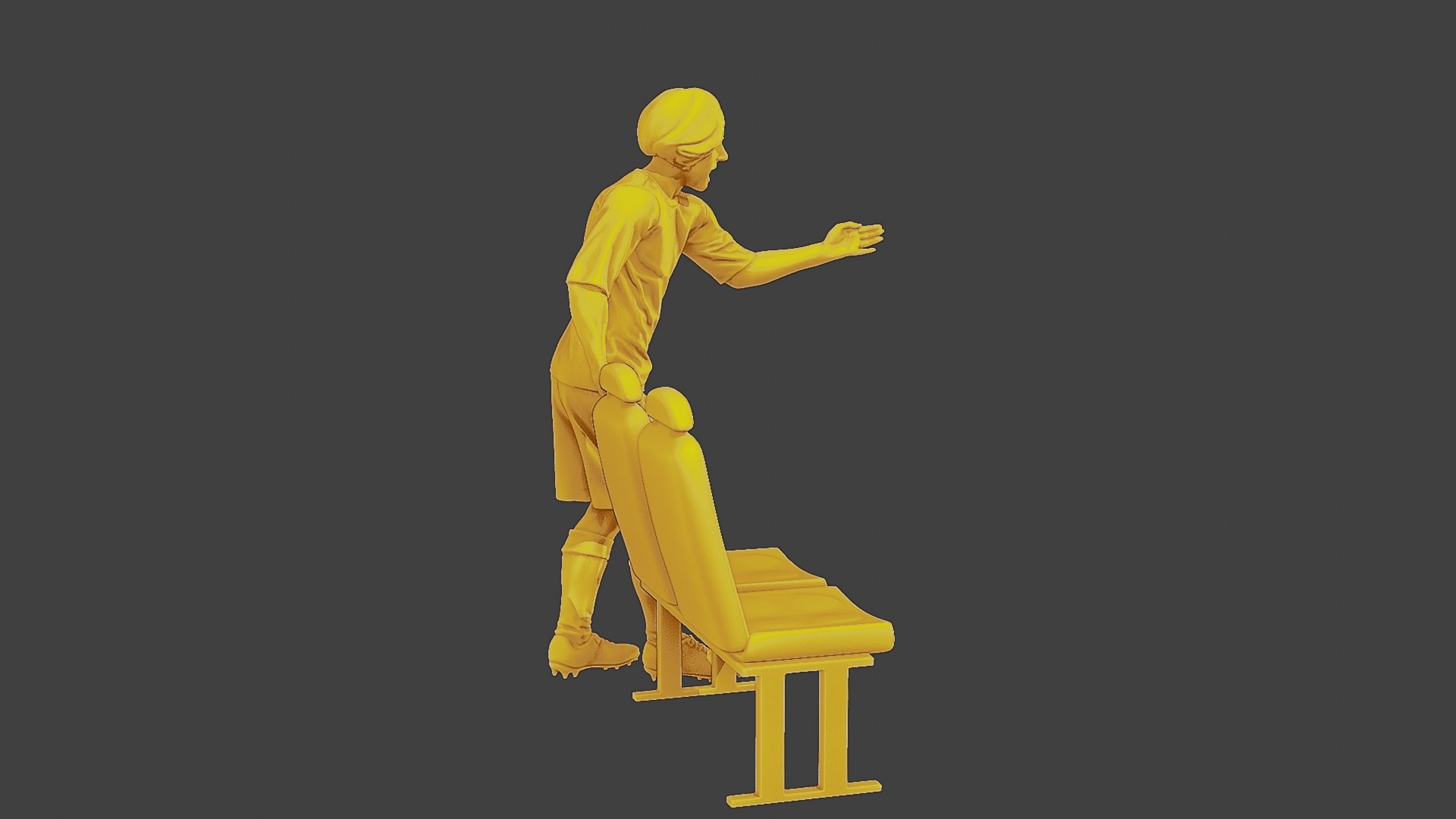 3D Soccer Player SP 015 Model - TurboSquid 2002481