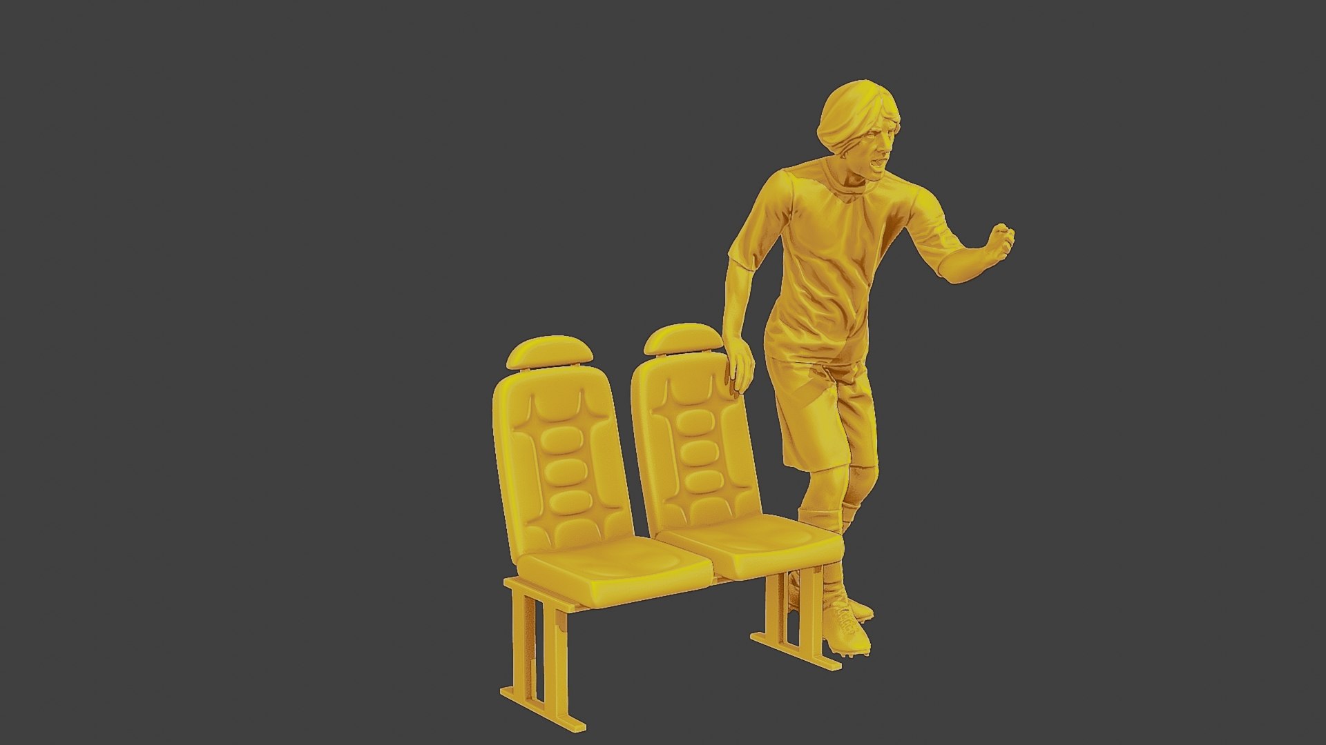 3D Soccer Player SP 015 Model - TurboSquid 2002481