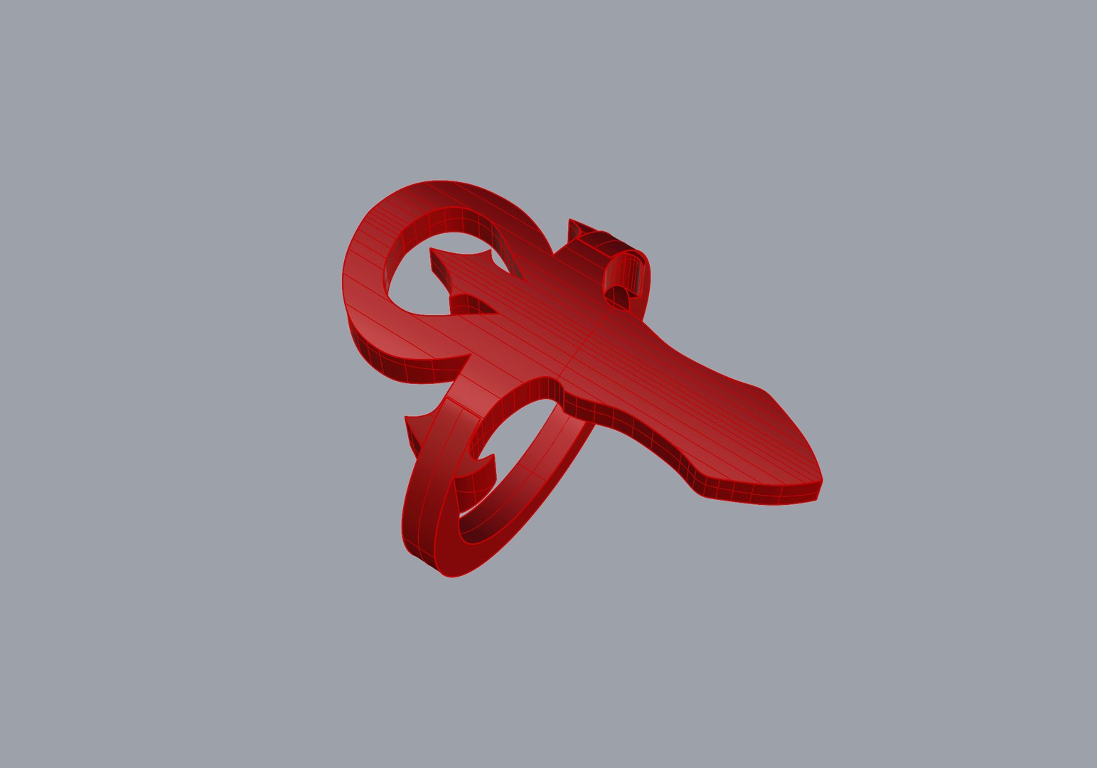 Vampire Cross Ring Size 5 Ankh Cross Symbol 3D Model - TurboSquid 2203443