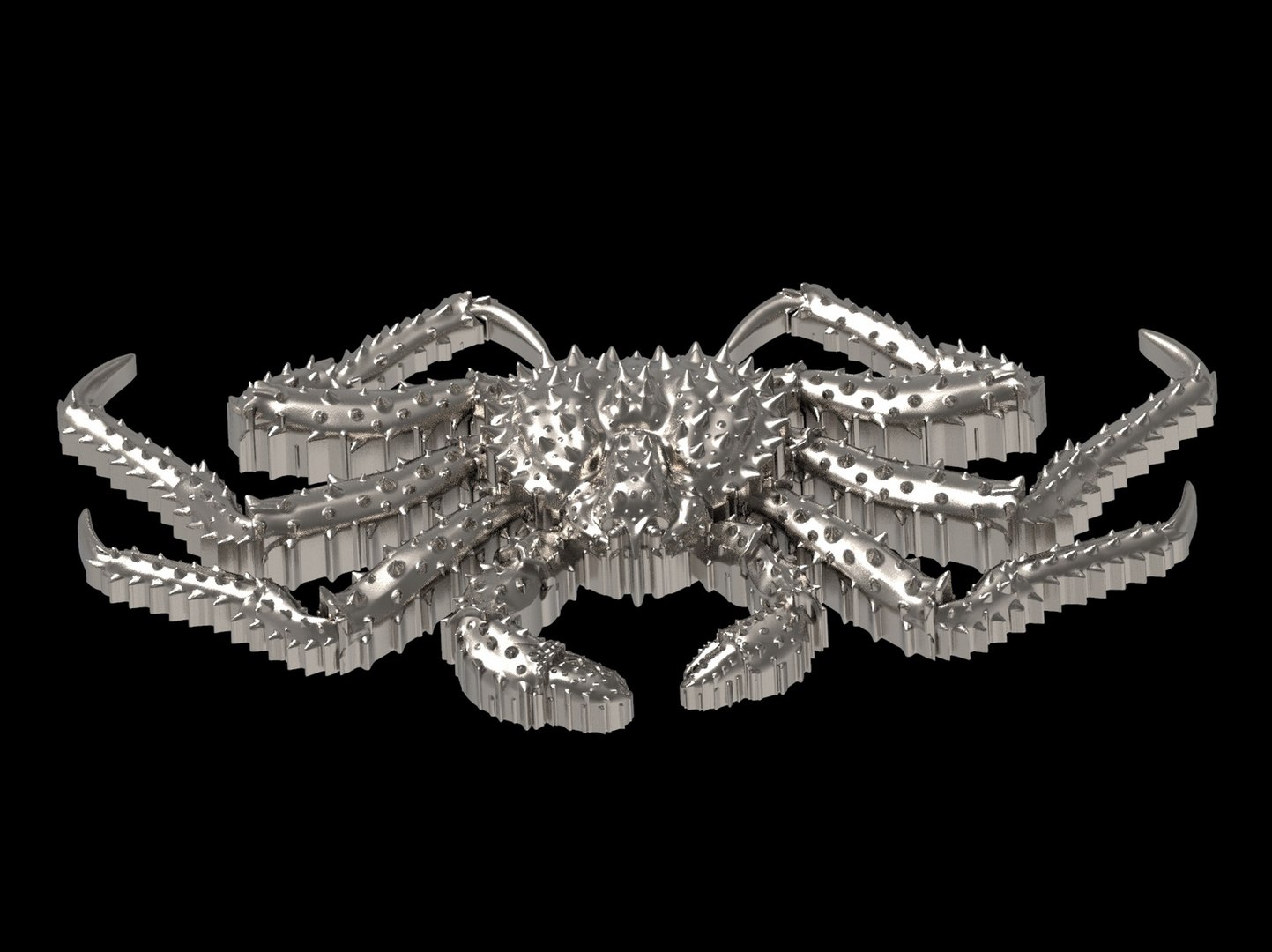 Crab king relief 3d print model 3D print model 3D model - TurboSquid ...