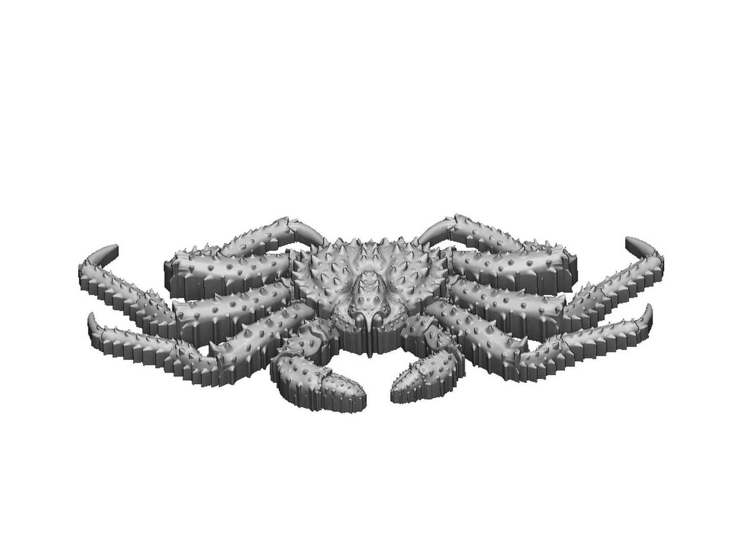 Crab King Relief 3d Print Model 3D Print Model 3D Model - TurboSquid ...