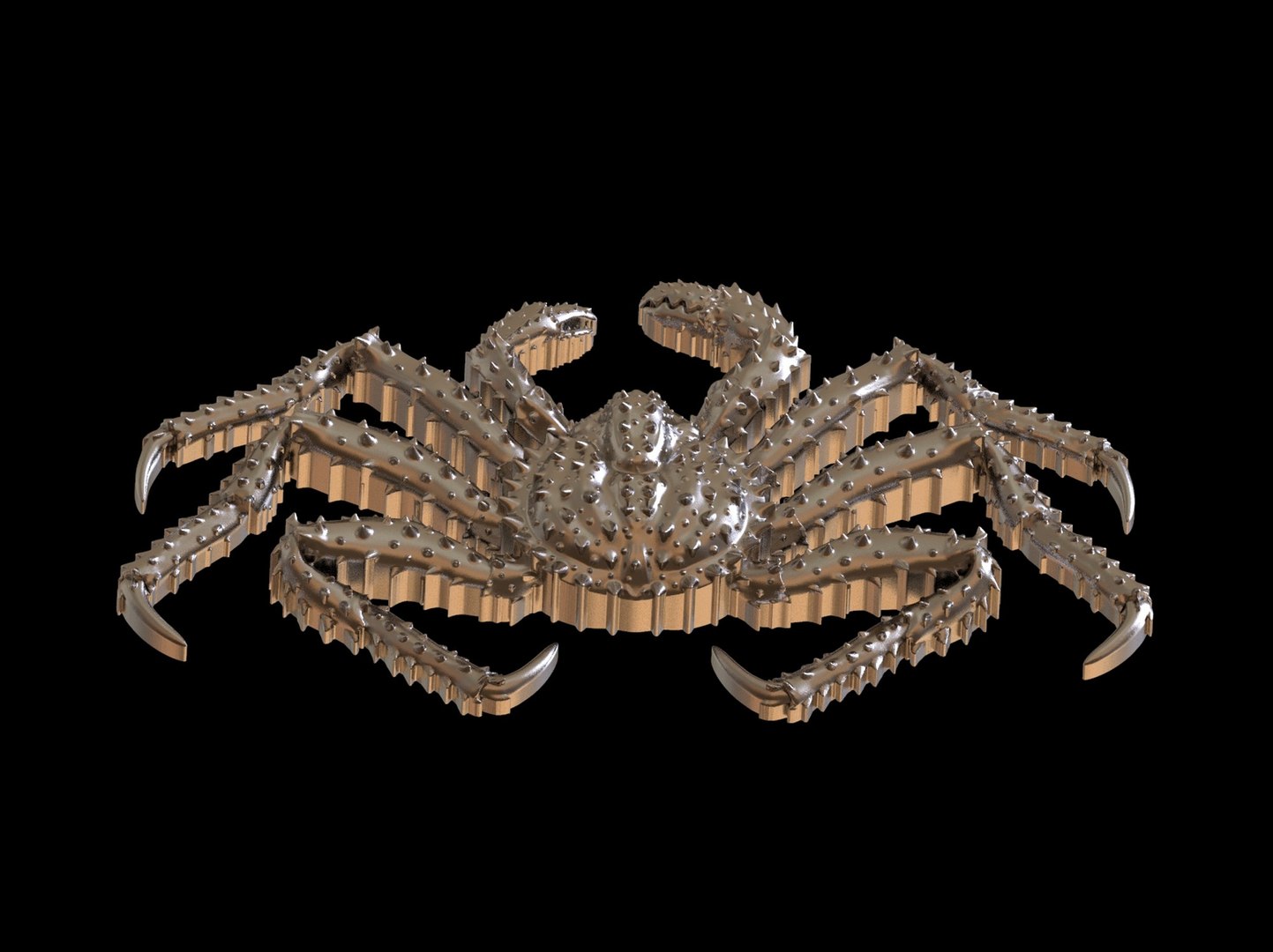Crab king relief 3d print model 3D print model 3D model - TurboSquid ...