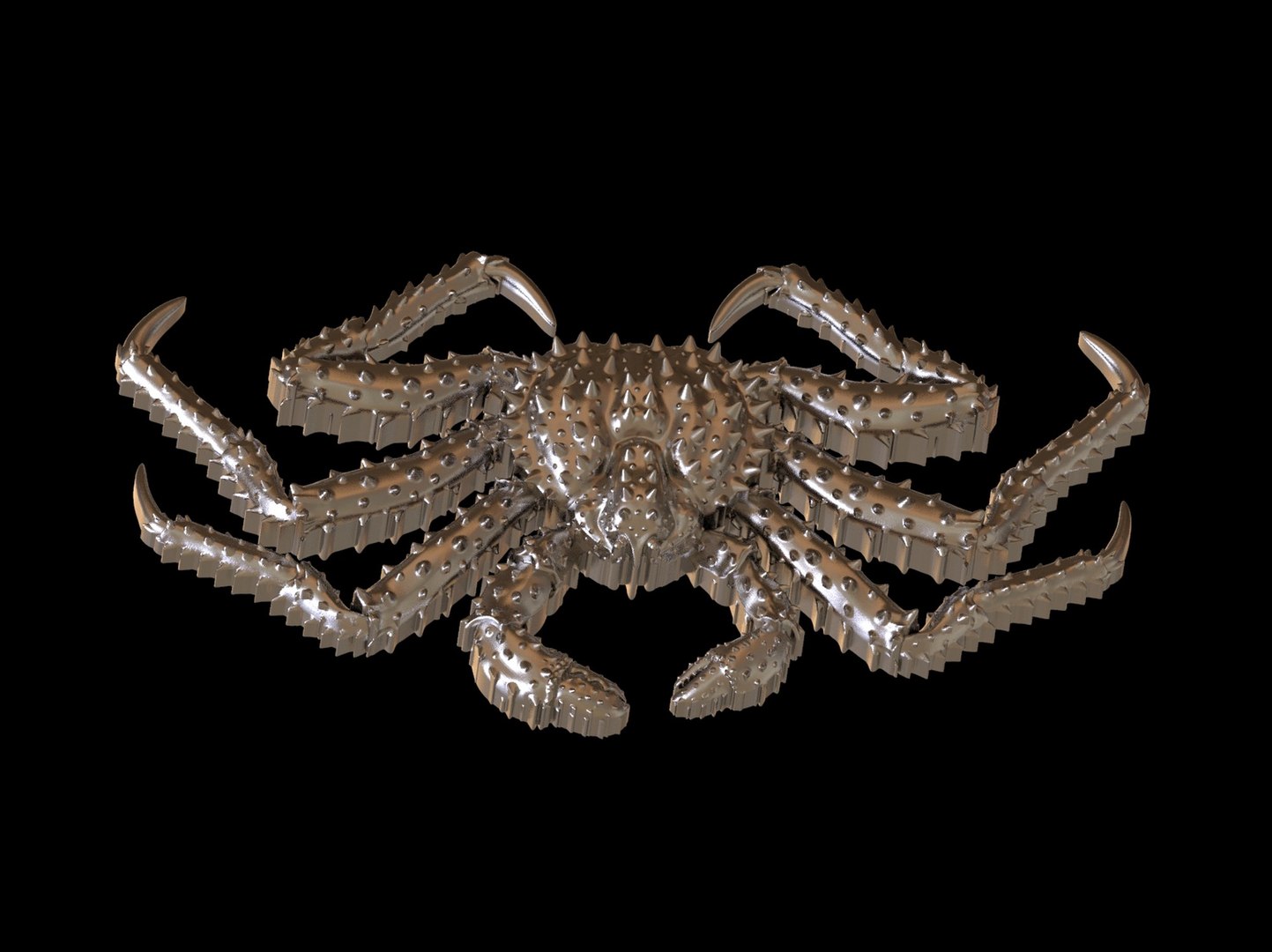 Crab king relief 3d print model 3D print model 3D model - TurboSquid ...