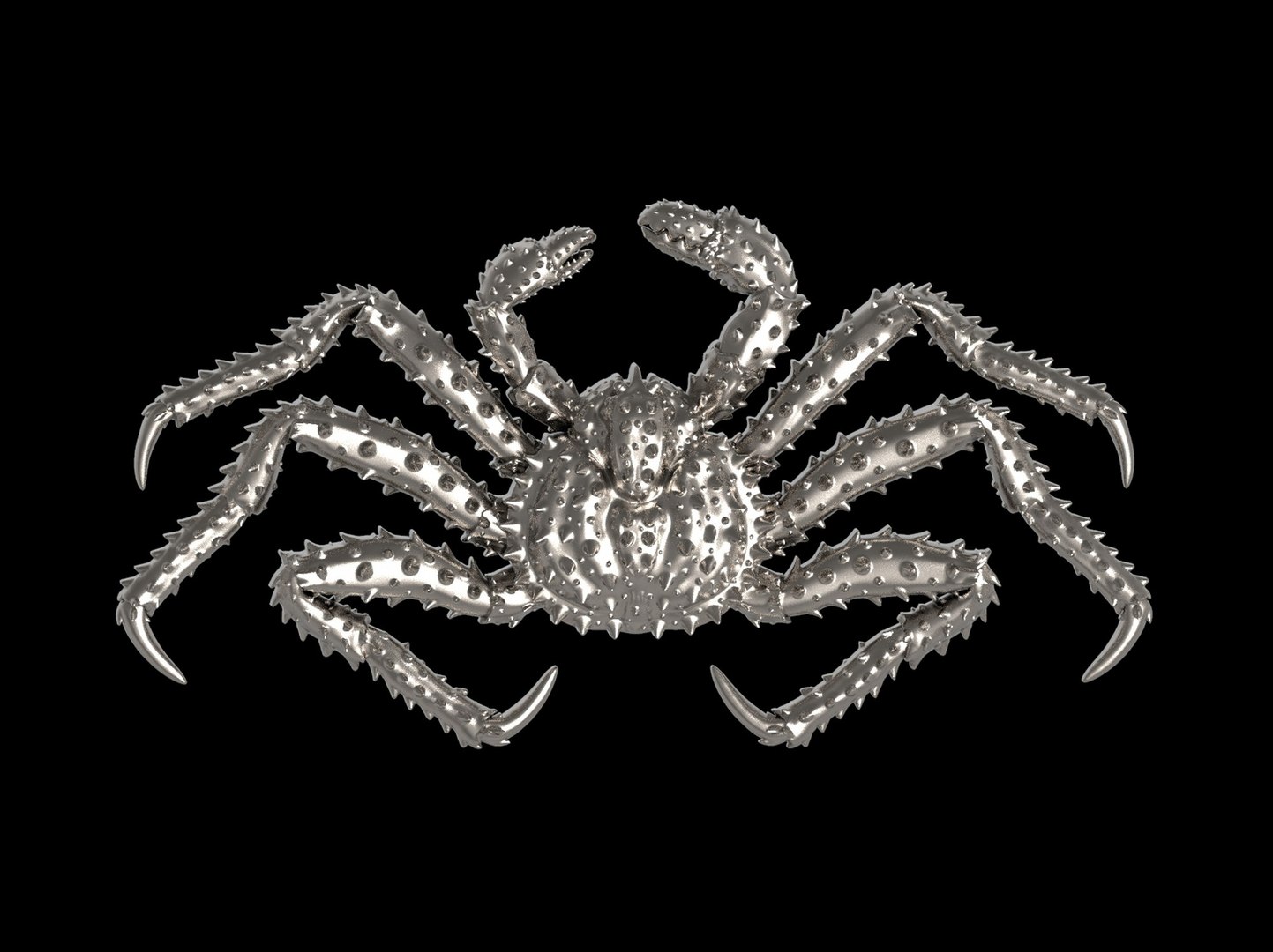 Crab king relief 3d print model 3D print model 3D model - TurboSquid ...