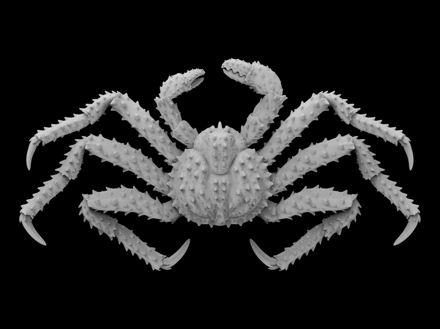 Crab king relief 3d print model 3D print model 3D model - TurboSquid ...