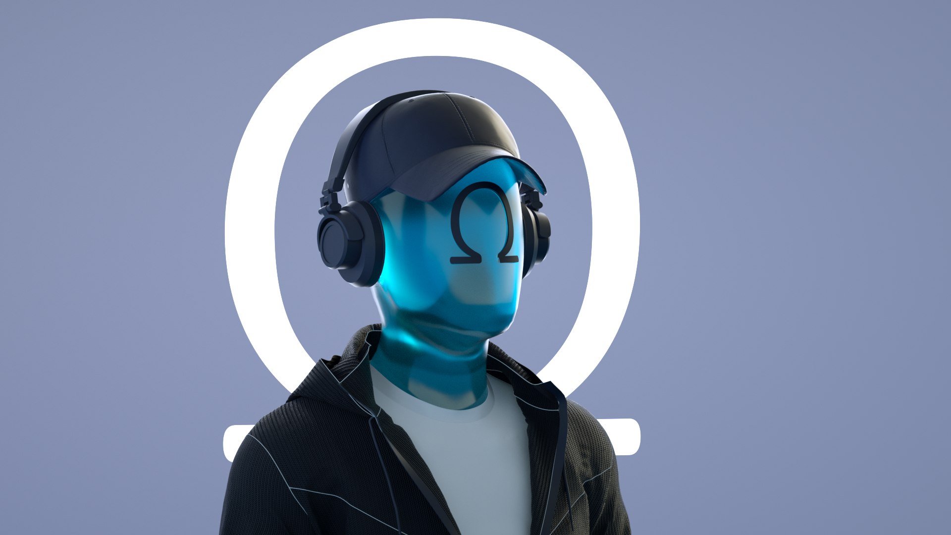 3D Crystal Male NFT Avatar Alien Universe Element Science Fiction 3D ...