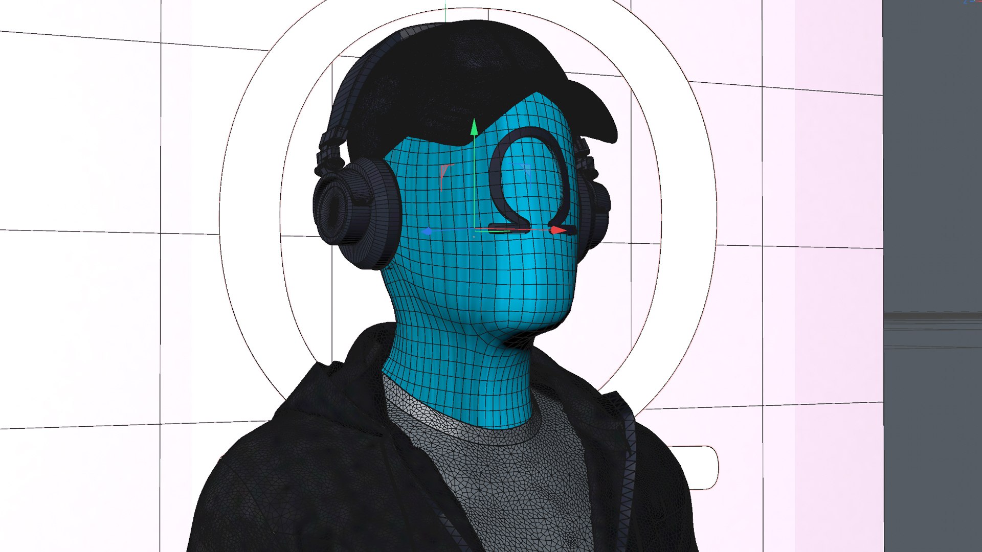 3D Crystal Male NFT Avatar Alien Universe Element Science Fiction 3D ...