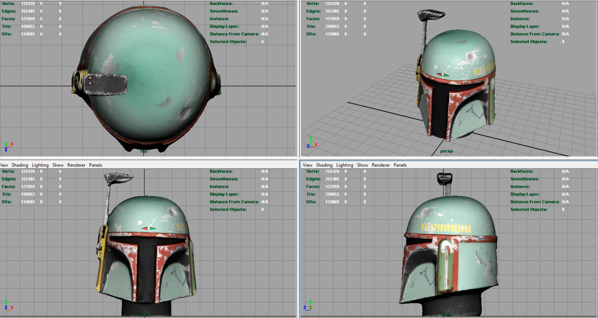 Boba Fett Bust 3D Model - TurboSquid 1399319