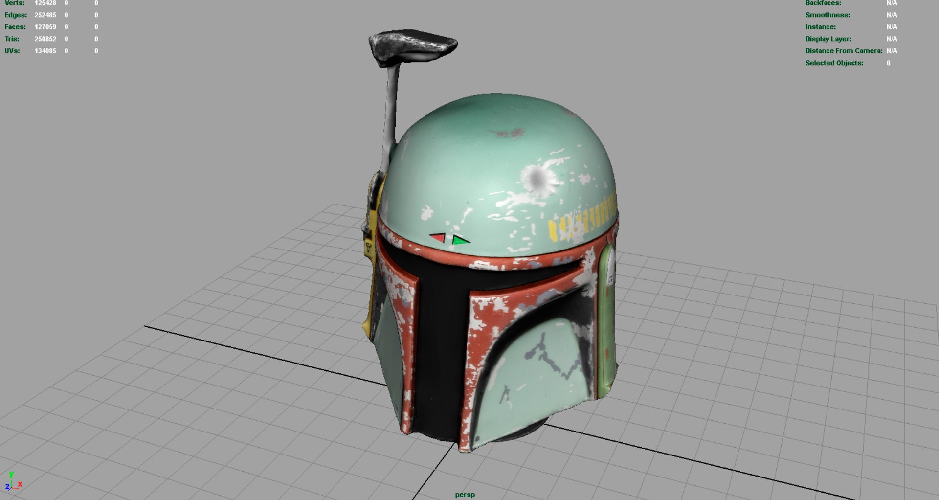 Boba Fett Bust 3D Model - TurboSquid 1399319