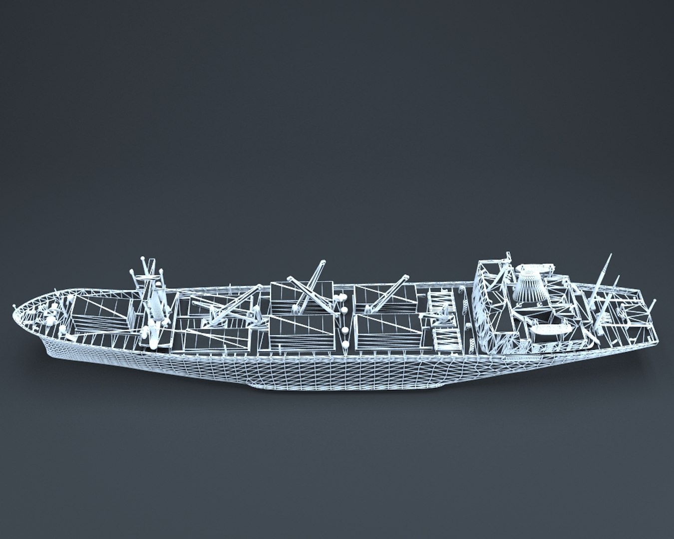3D Container Cargo Ship Model - TurboSquid 1593542