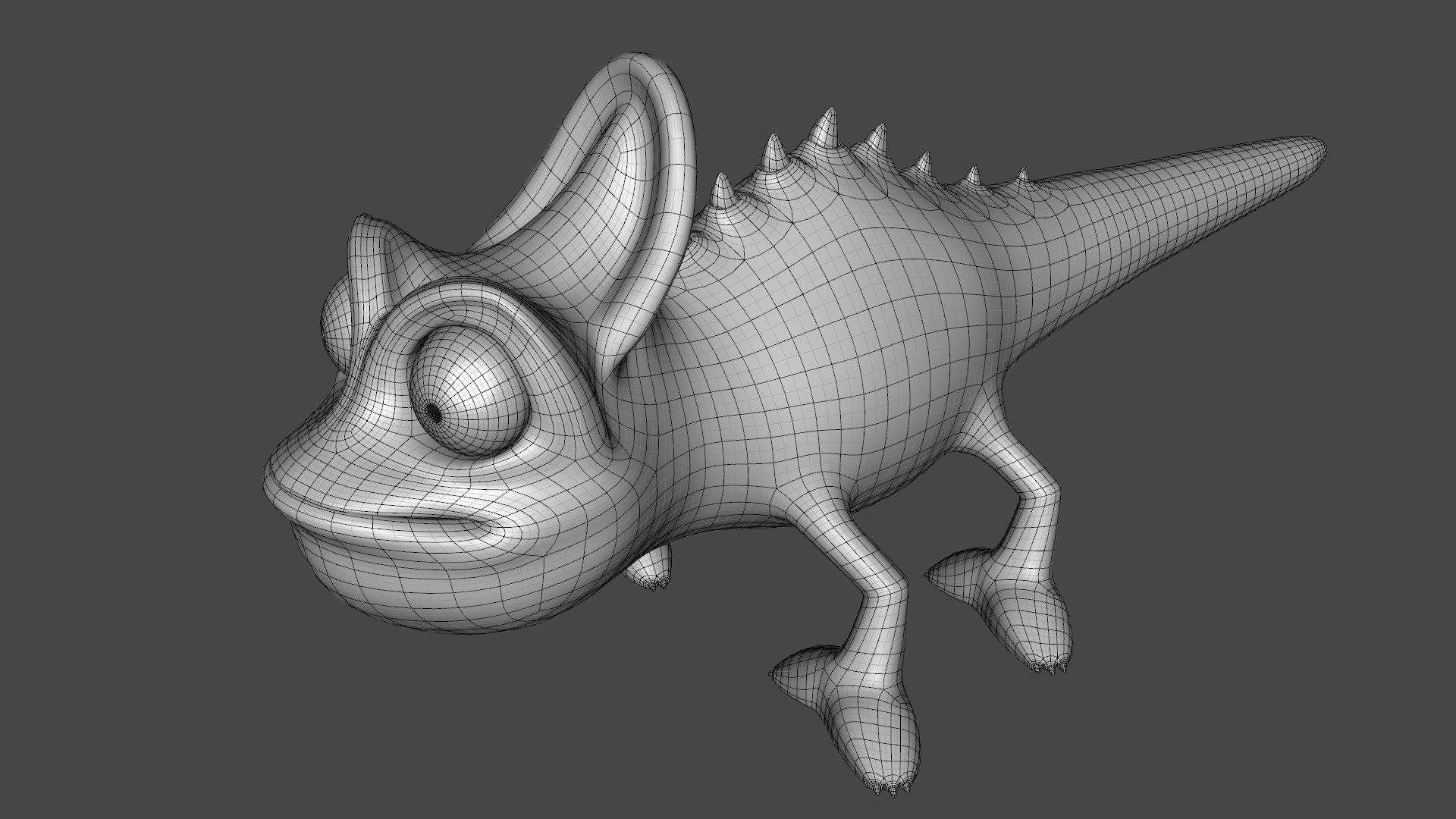 Chameleon Toon Rigged Low-poly 3D Model 3D Model - TurboSquid 2373957