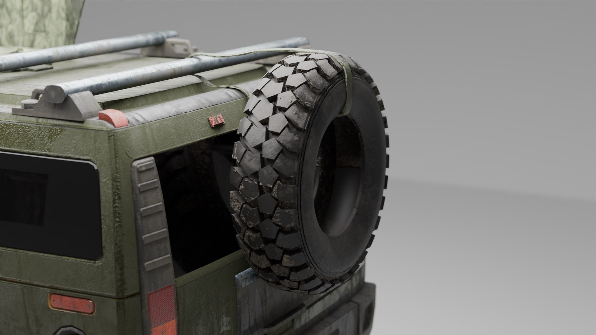 3D Model Military Armored Vehicle Humvee - TurboSquid 2310587