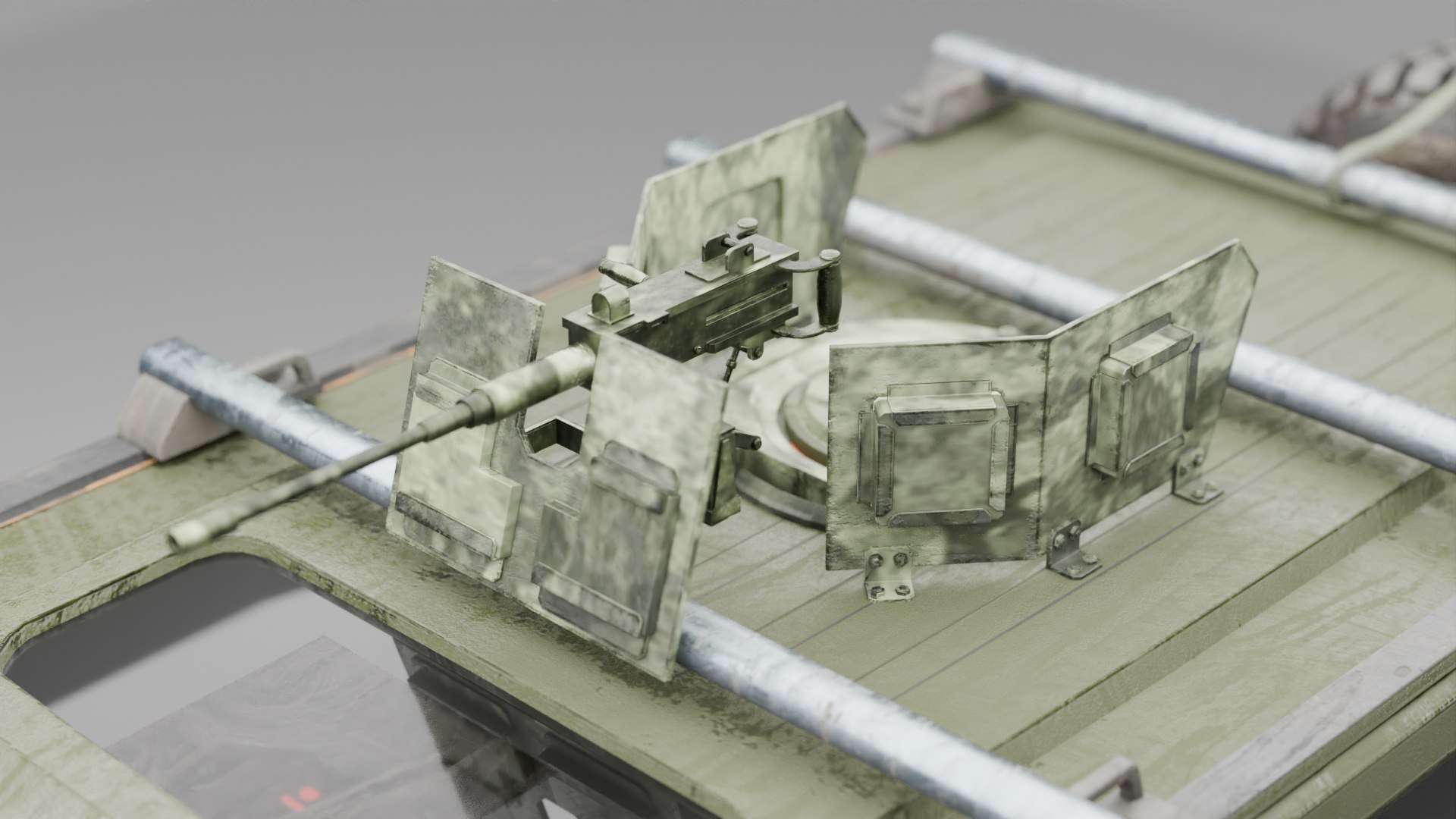 3D Model Military Armored Vehicle Humvee - TurboSquid 2310587