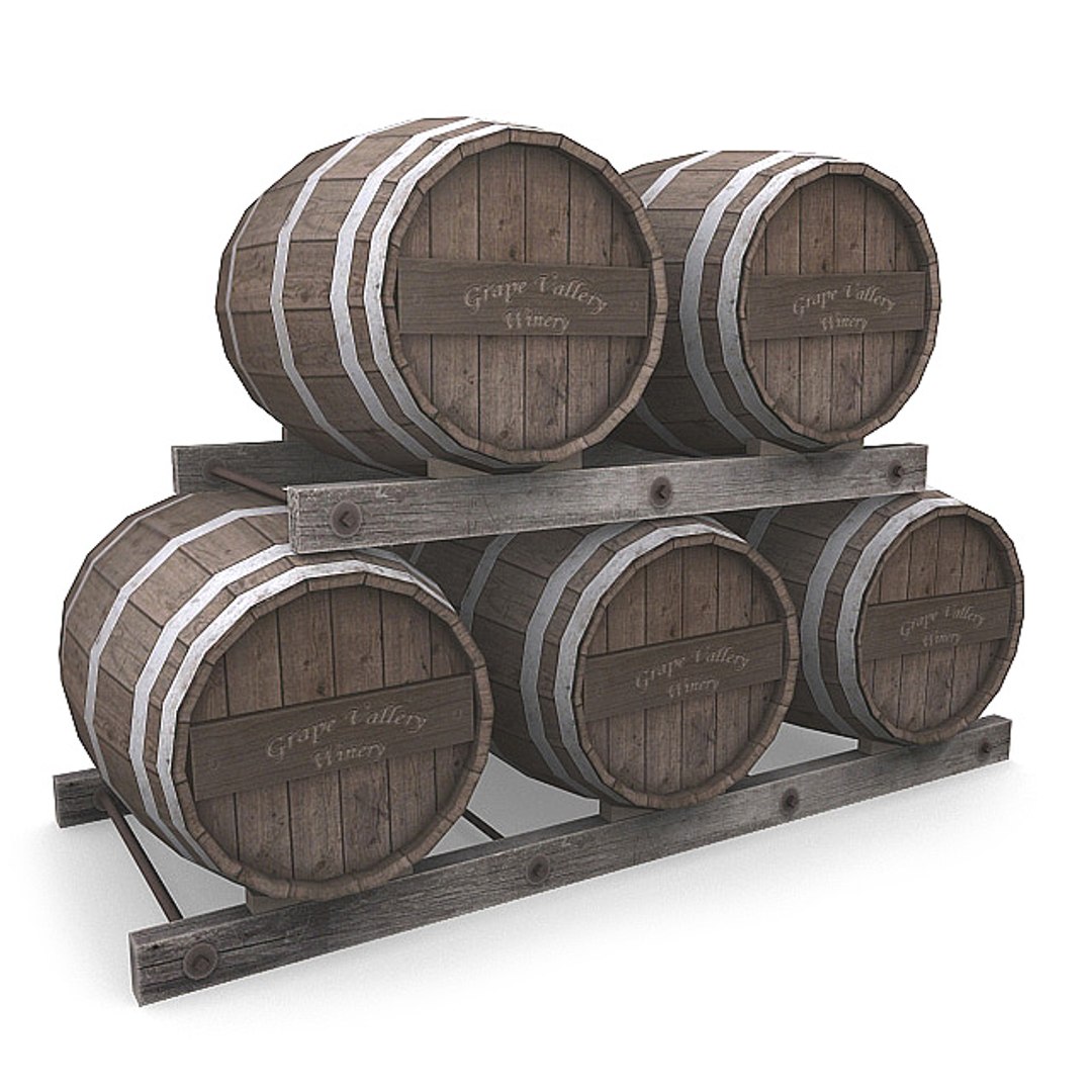 Winery Pack Wine Glass 3d Model