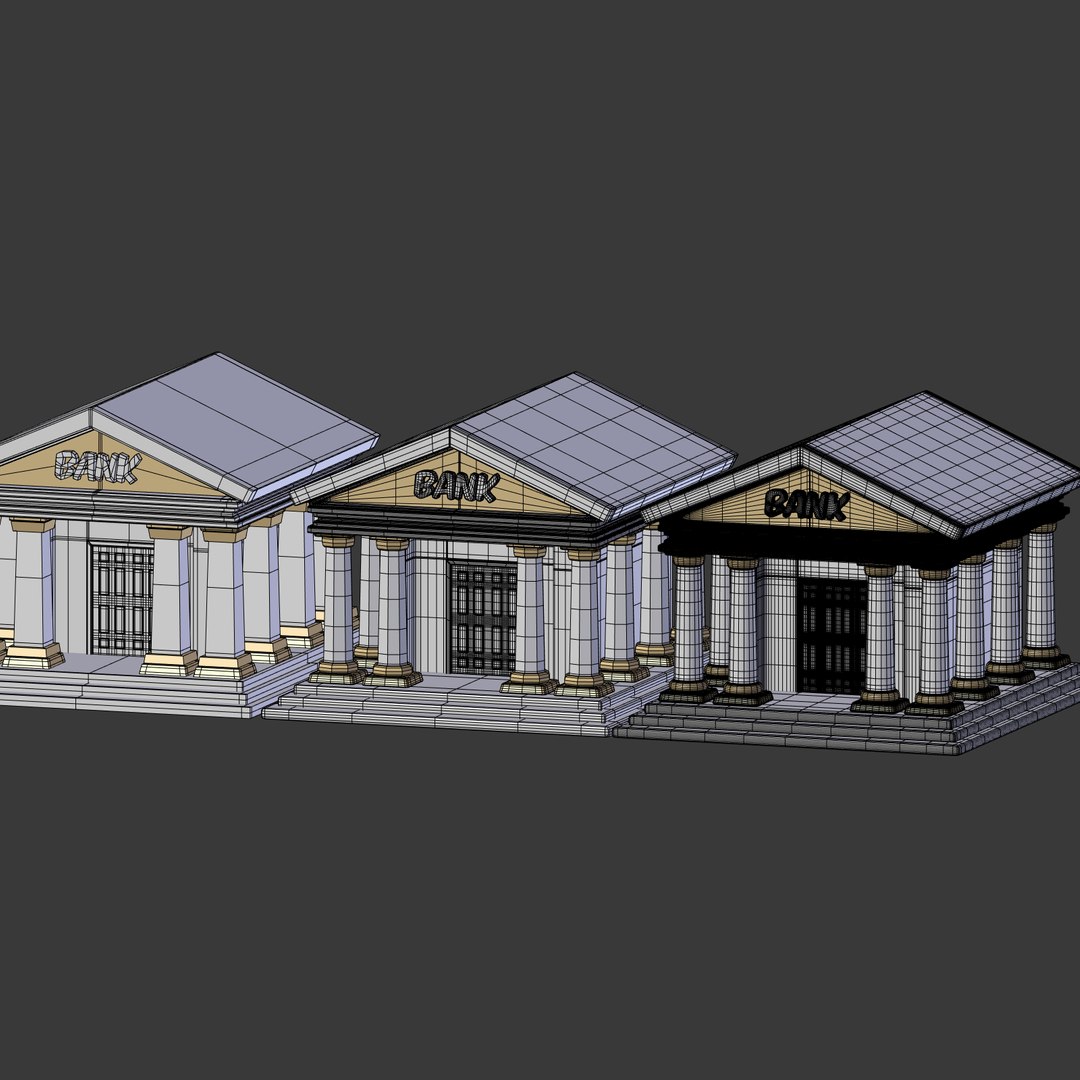 3d Model Bank