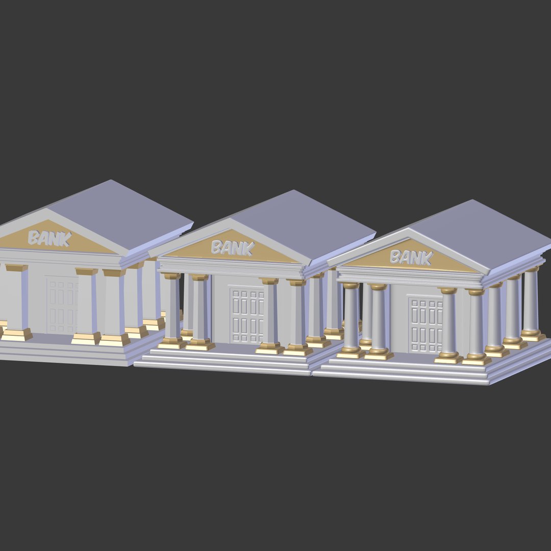 3d Model Bank