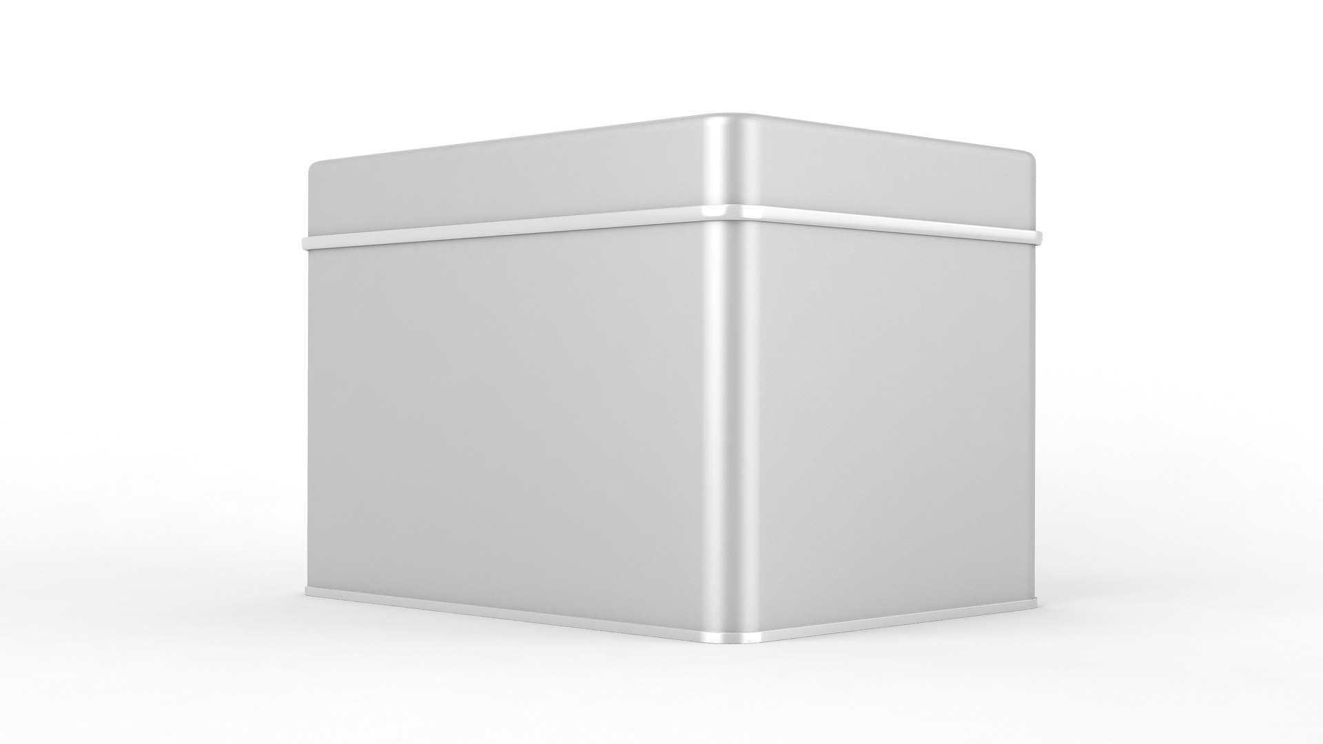 Rectangular Tin Can 3D Model - TurboSquid 1824407