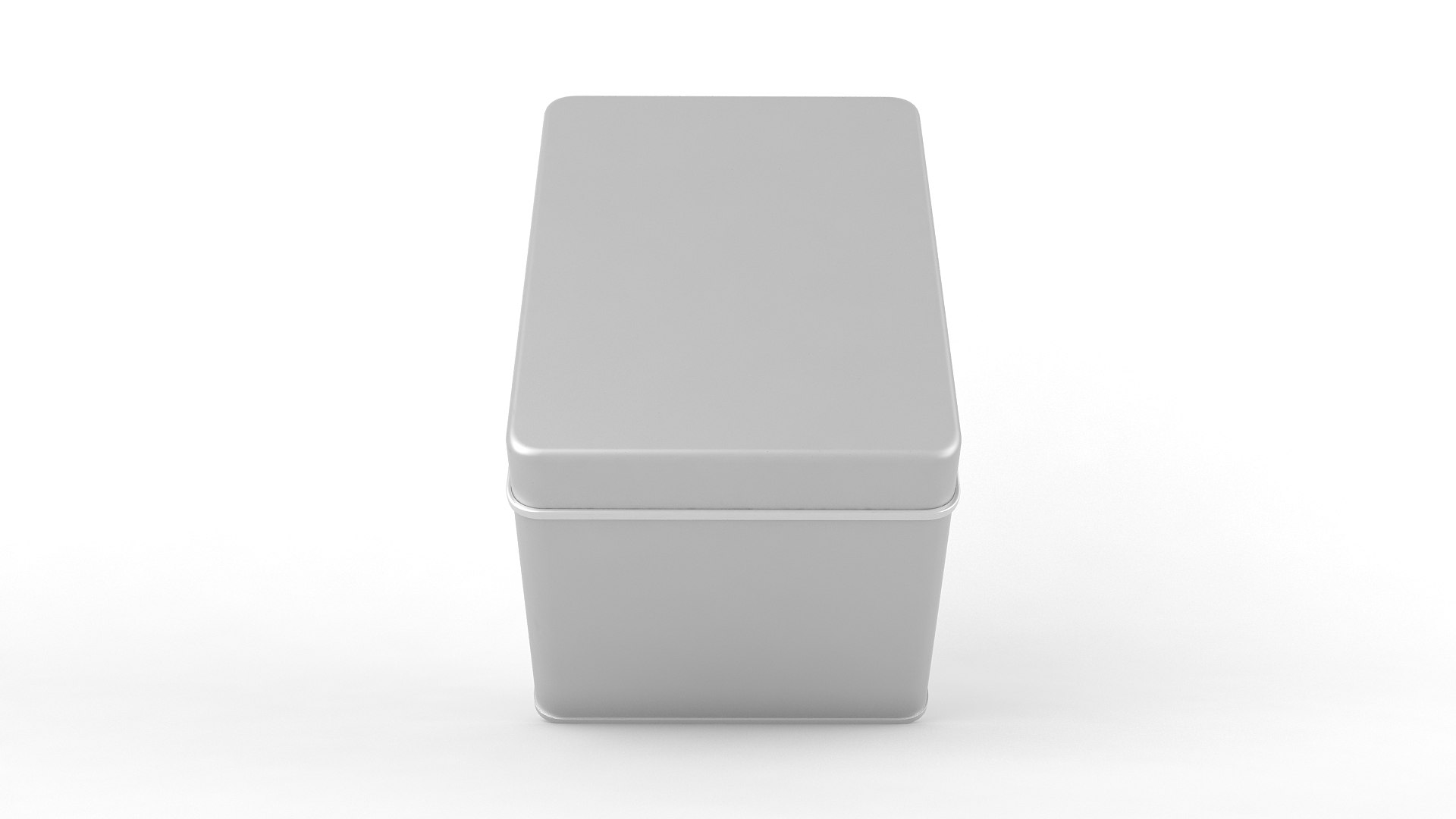 Rectangular Tin Can 3D Model - TurboSquid 1824407