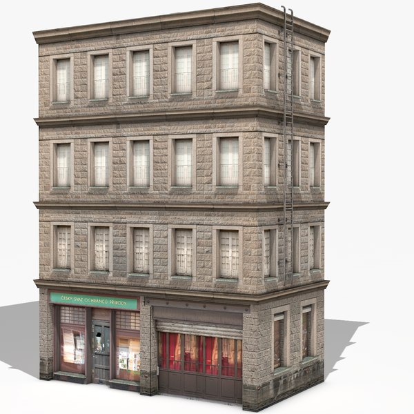 3D apartment building - TurboSquid 1283215
