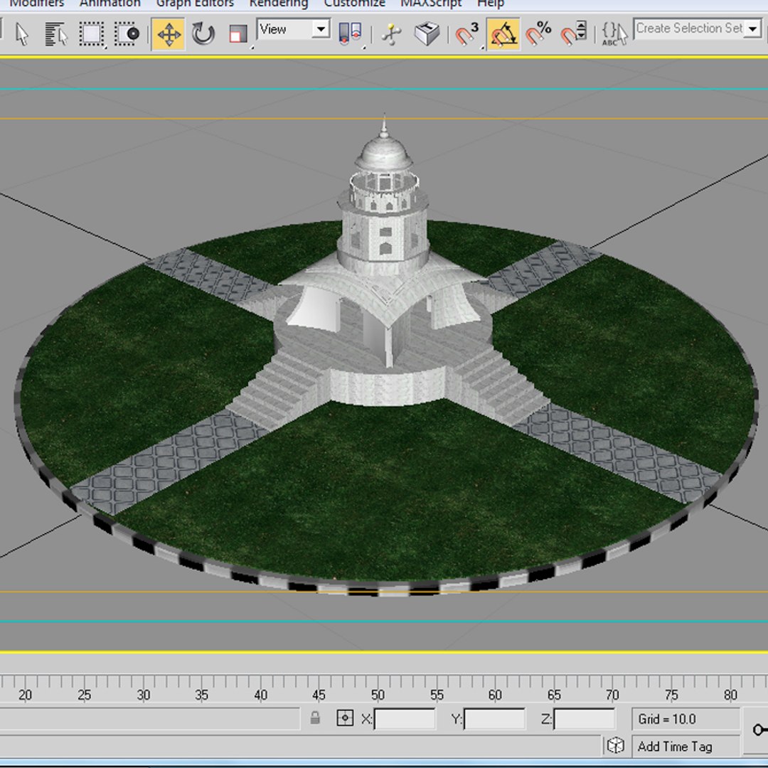 3D Mughal Indian Arch Monument - TurboSquid 2057443