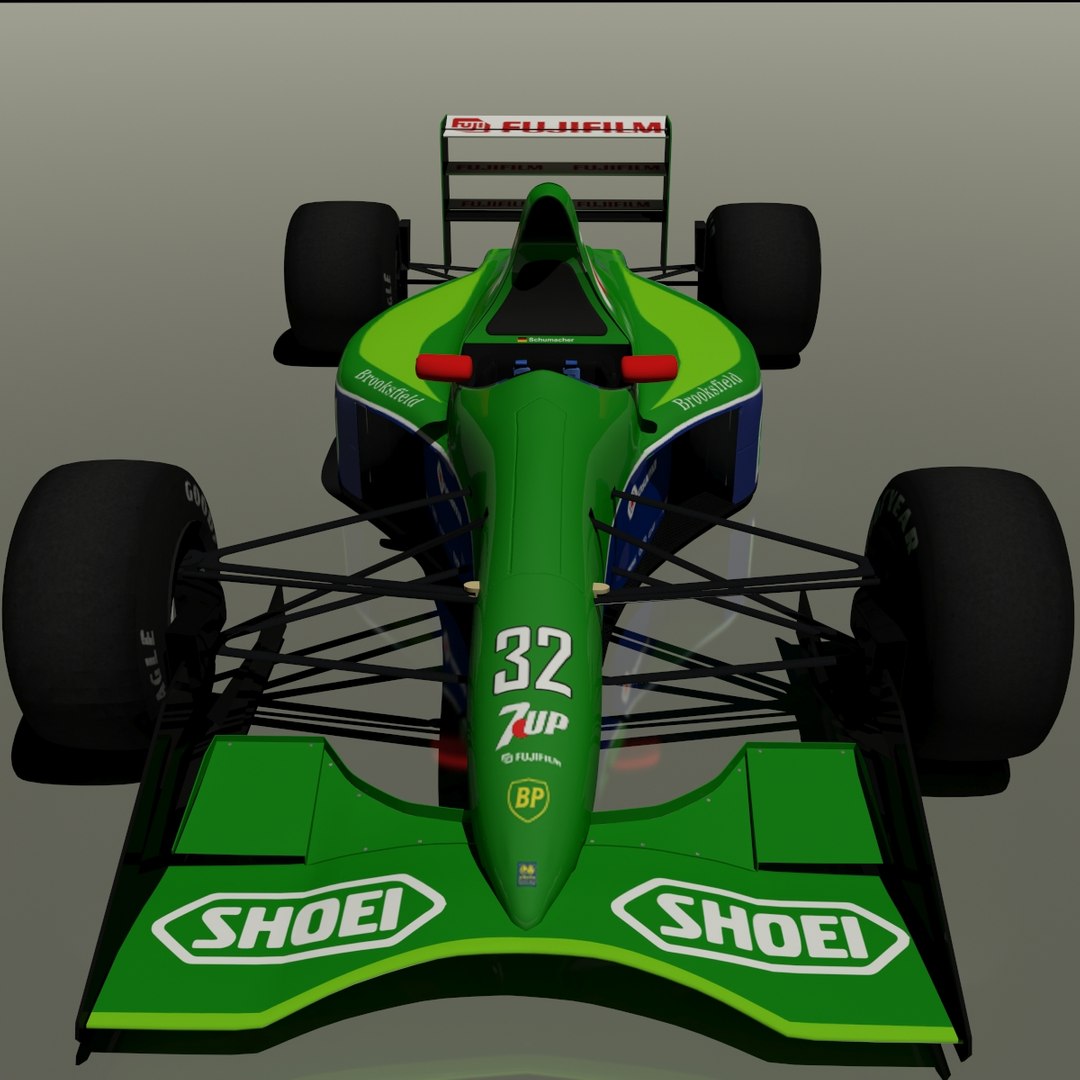 3d Model Jordan 191 Michael Schumacher