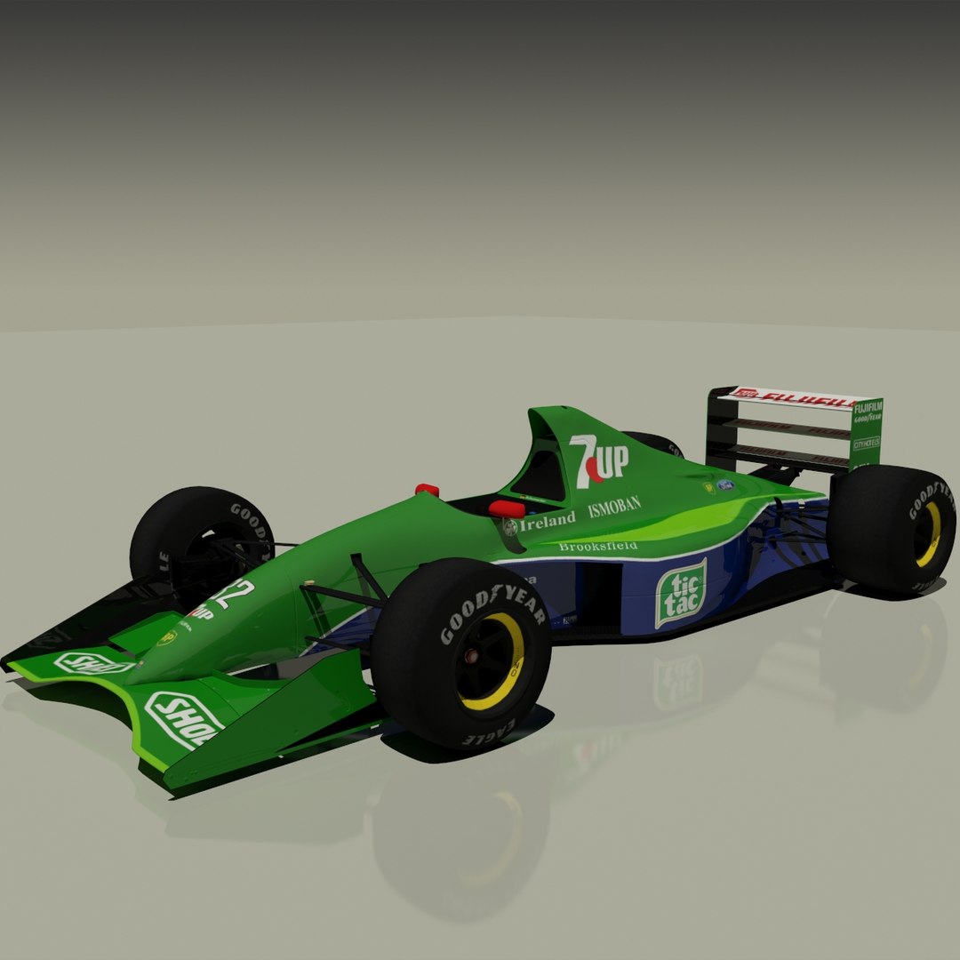 3d Model Jordan 191 Michael Schumacher