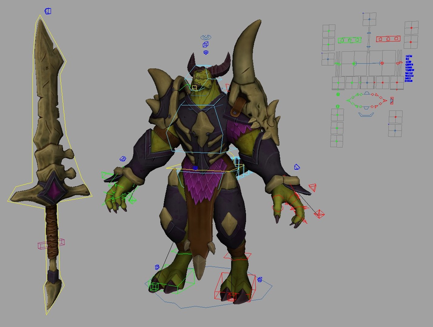 Rig Animation Model - TurboSquid 1472374