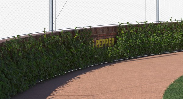 Baseball field brick wall model - TurboSquid 1613965