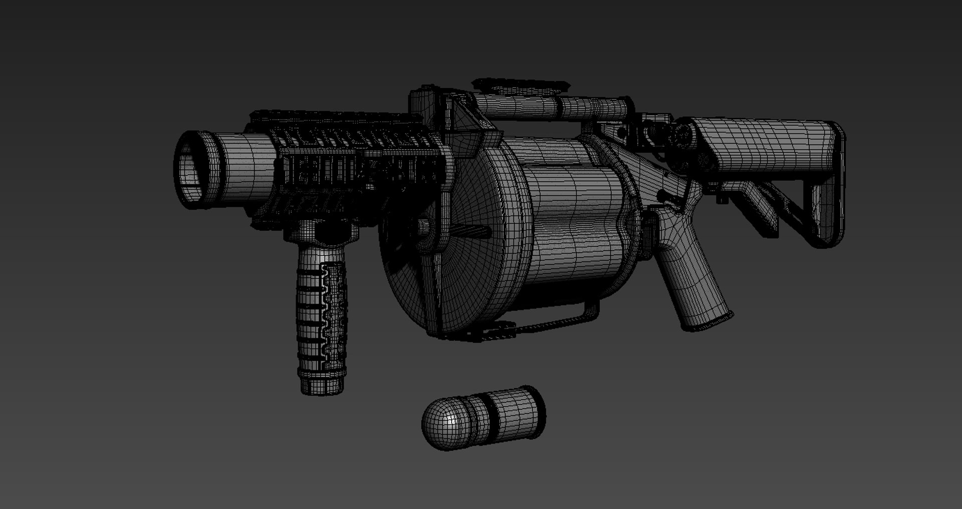 Glm revolver 3D model - TurboSquid 1402287