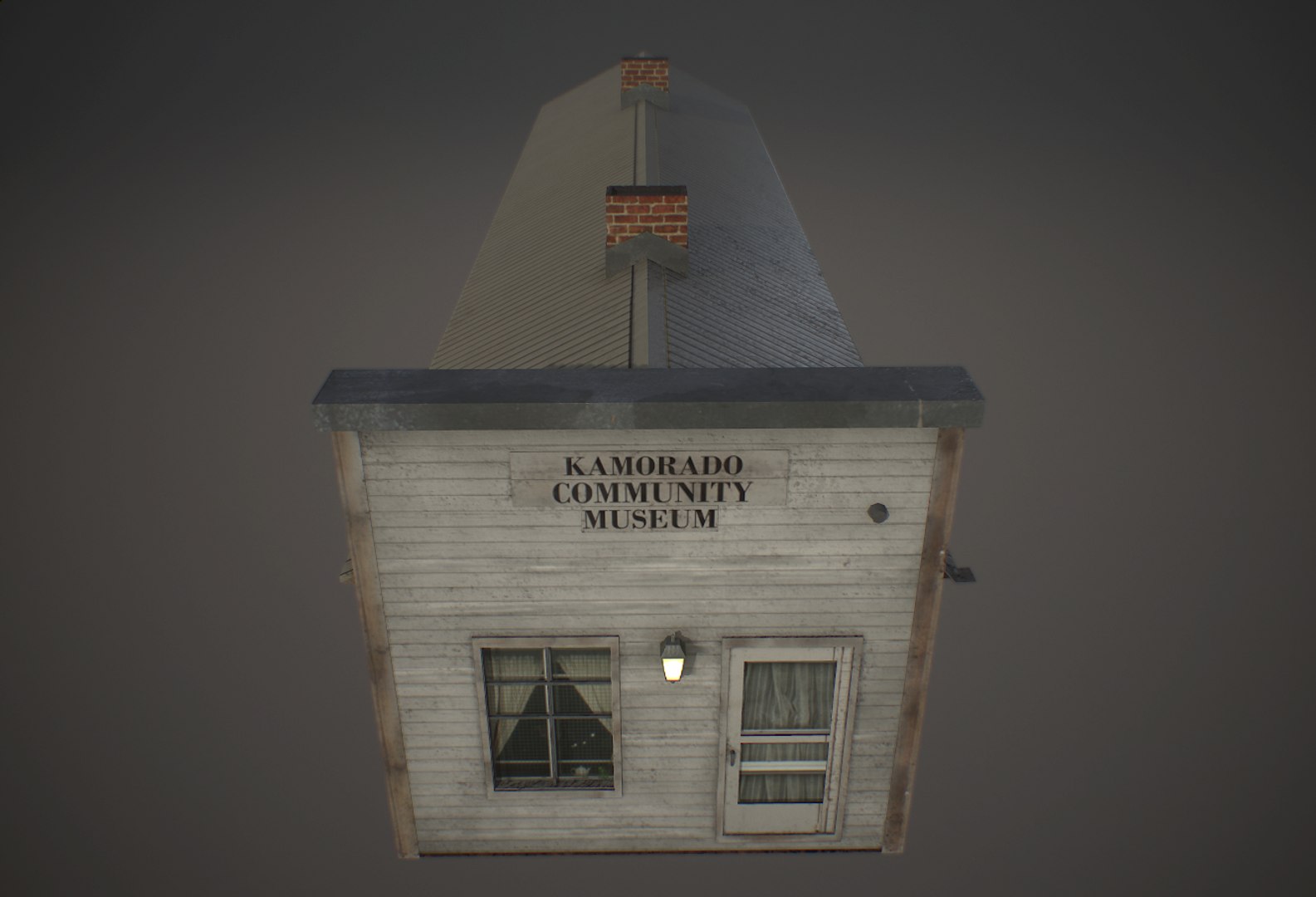 Community museum low-poly 3D - TurboSquid 1353580