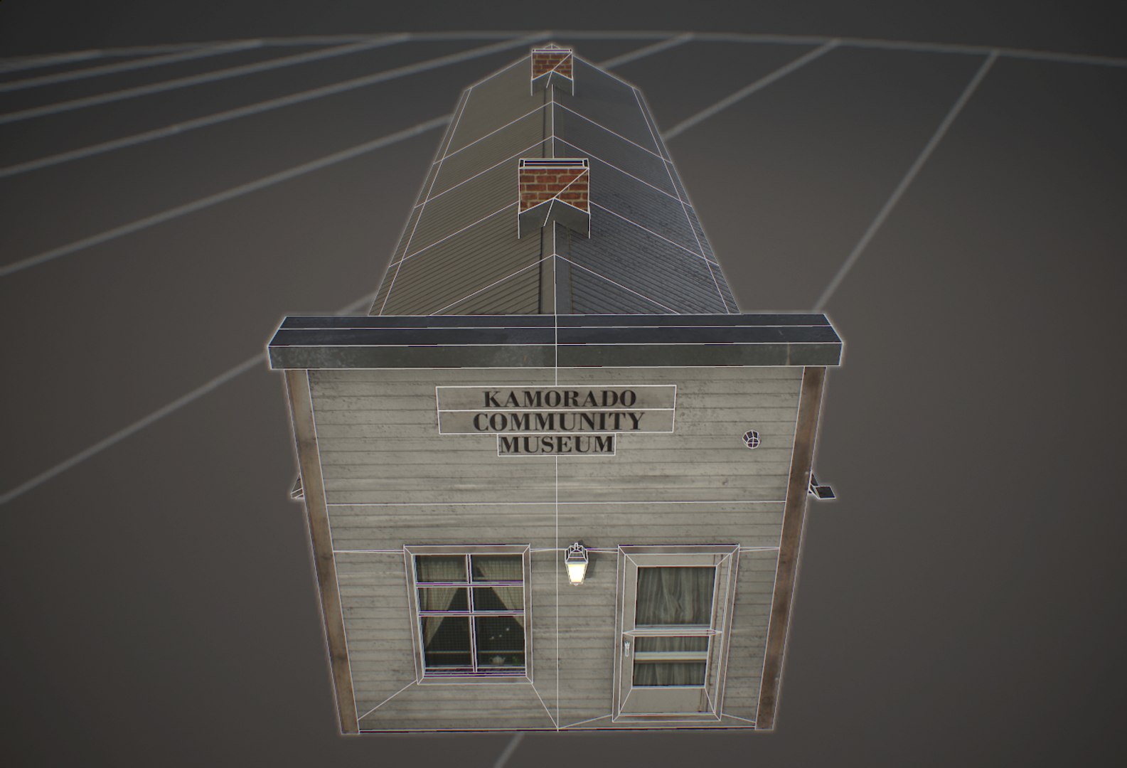 Community museum low-poly 3D - TurboSquid 1353580